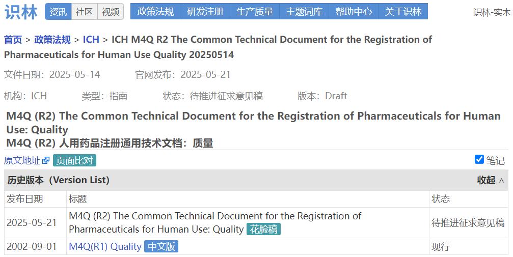 ICH 新 CTD：时隔23年，全新架构引领 CMC 开发审评新范式 - 识林